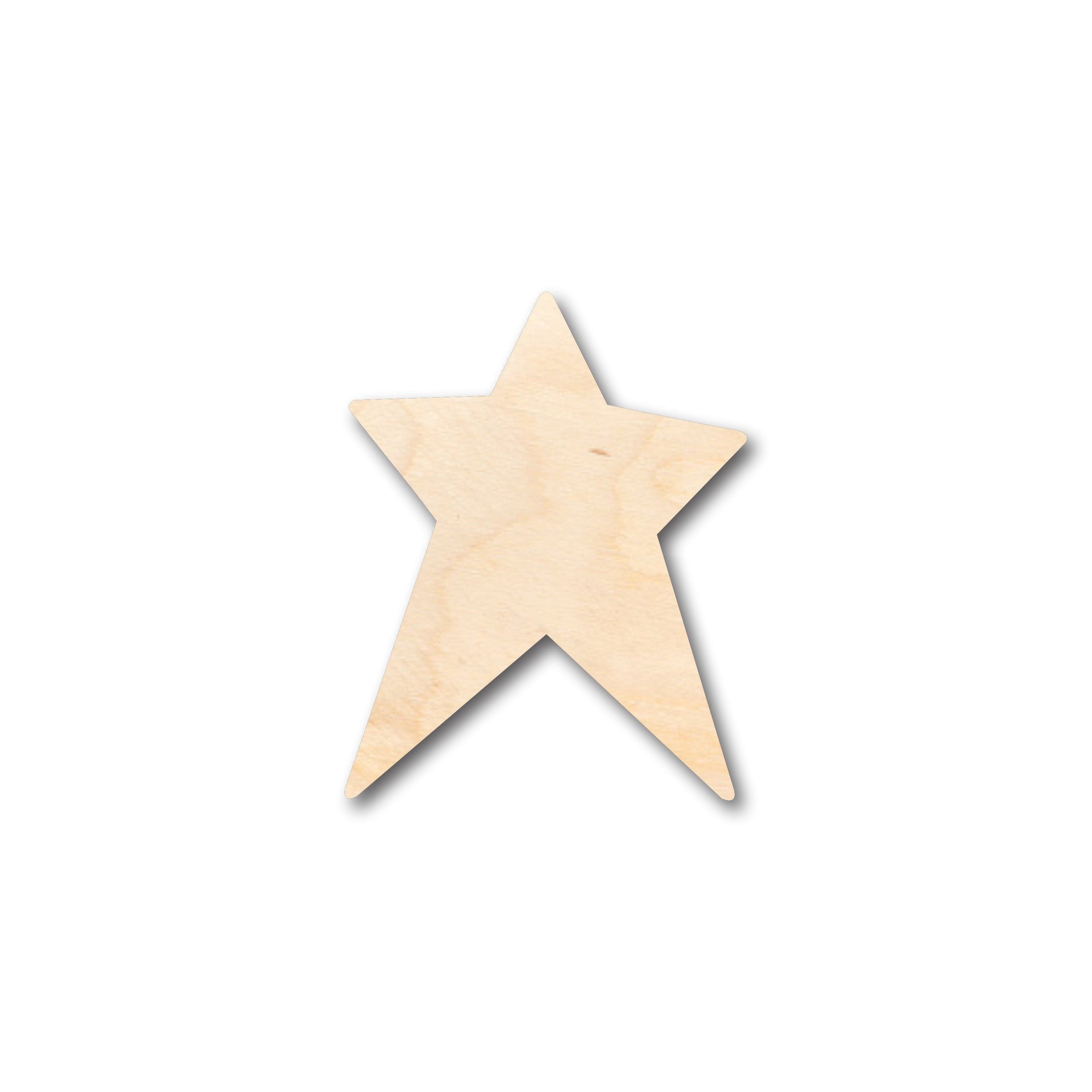 Unfinished Wood Unbalanced Star Shape - Craft - up to 46" DIY – Jgrondz ...