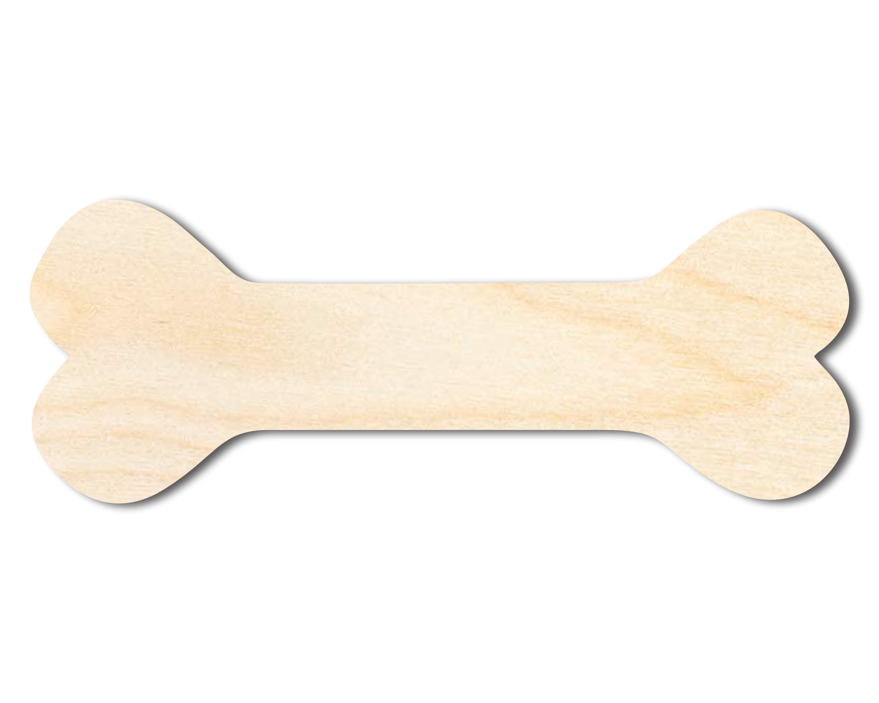 Unfinished Wood Dog Chew Bone Silhouette | DIY Dog Craft Cutout | up t ...