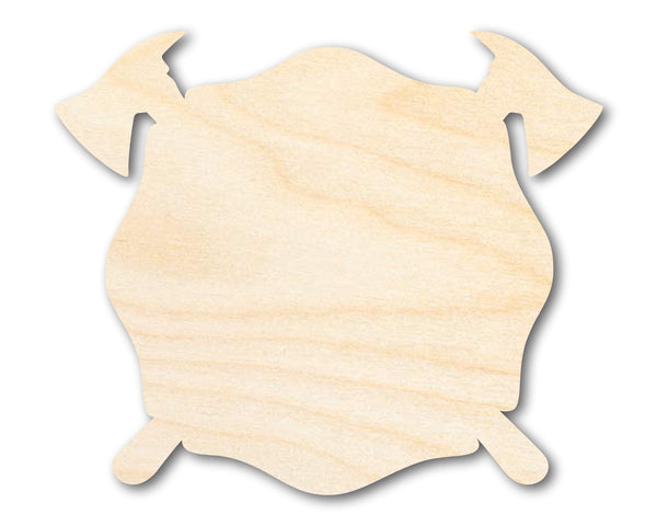 Unfinished Firefighter Symbol Shape | DIY Craft Cutout | up to 46" DIY ...