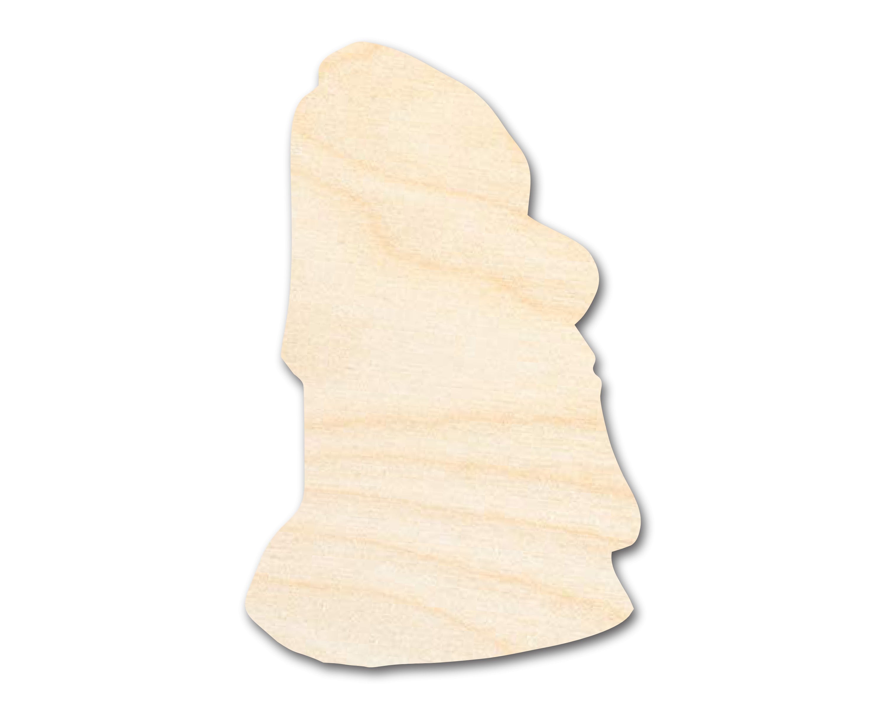 Unfinished Wood Easter Island Statue Shape | DIY Craft Cutout | up to ...