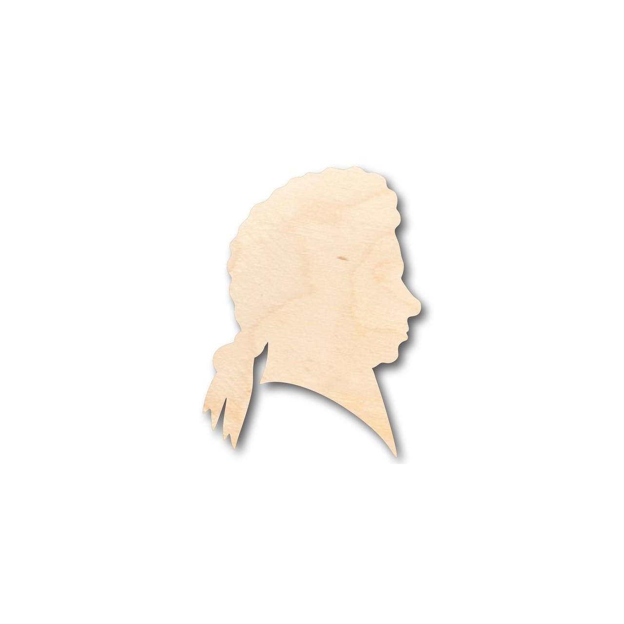 Unfinished Wood Mozart Shape - Music - History - Craft - up to 46" DIY ...
