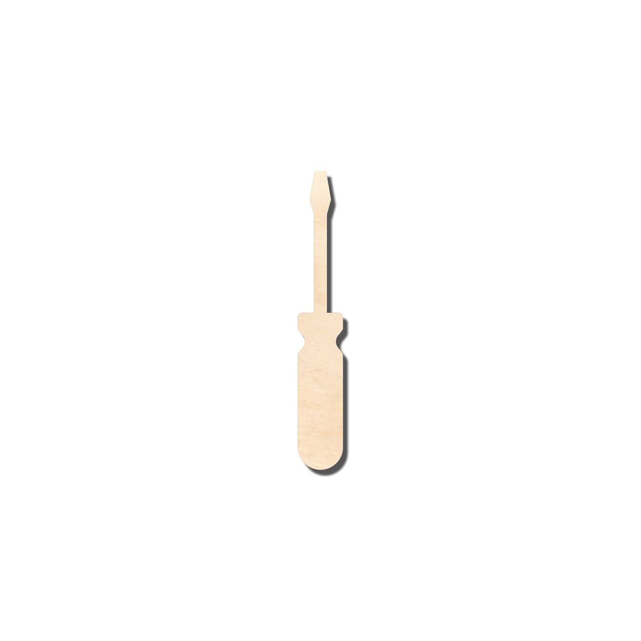 Unfinished Wood Screwdriver Shape - Tool - Craft - up to 46" DIY ...